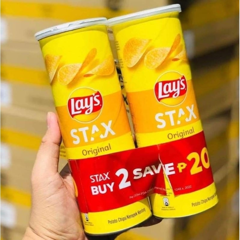 Lays stax Complete Flavor Buy1get1 | Shopee Philippines