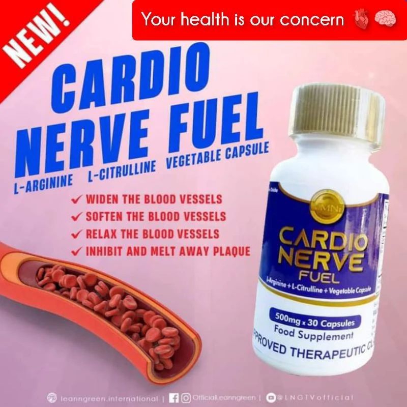 Cardio Nerve Fuel Capsule | Shopee Philippines