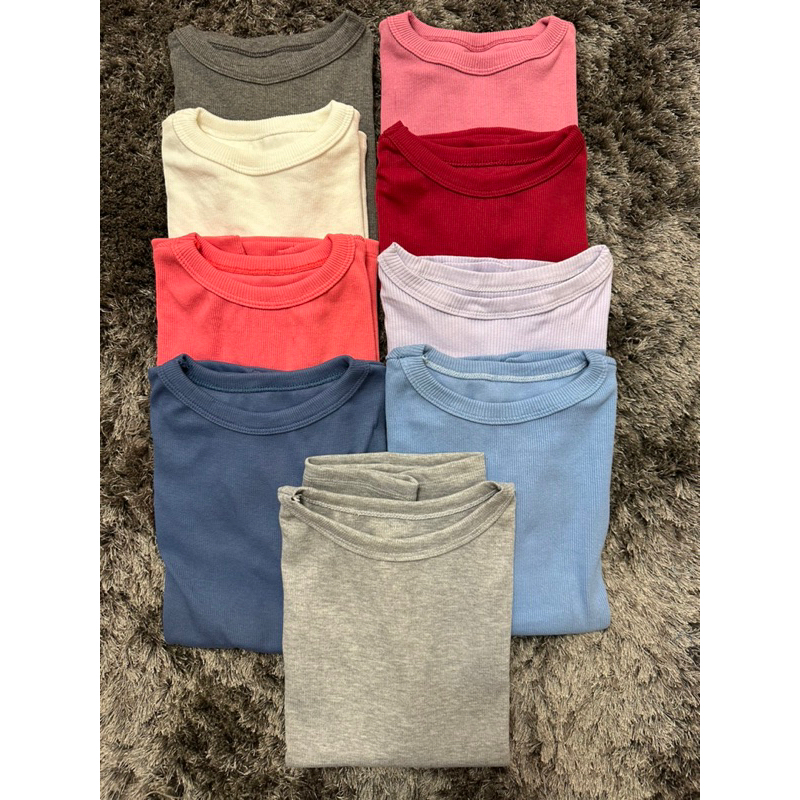 BASIC TOP FULL LENGTH KNITTED| BLOUSE WOMEN TOP | Shopee Philippines