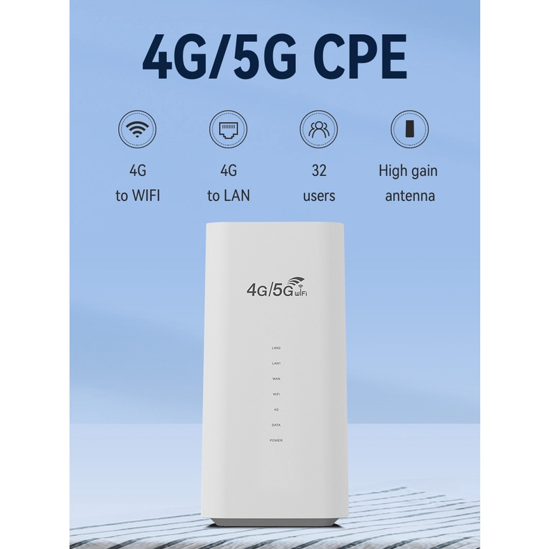 WiFi Router Sim Card Modem 𝟒𝐆/𝟓𝐆 𝐂𝐏𝐄 𝐏𝐑𝐎 LTE Open line Cat12 Up To 600Mbps 2.4G AC1200 WIFI ...