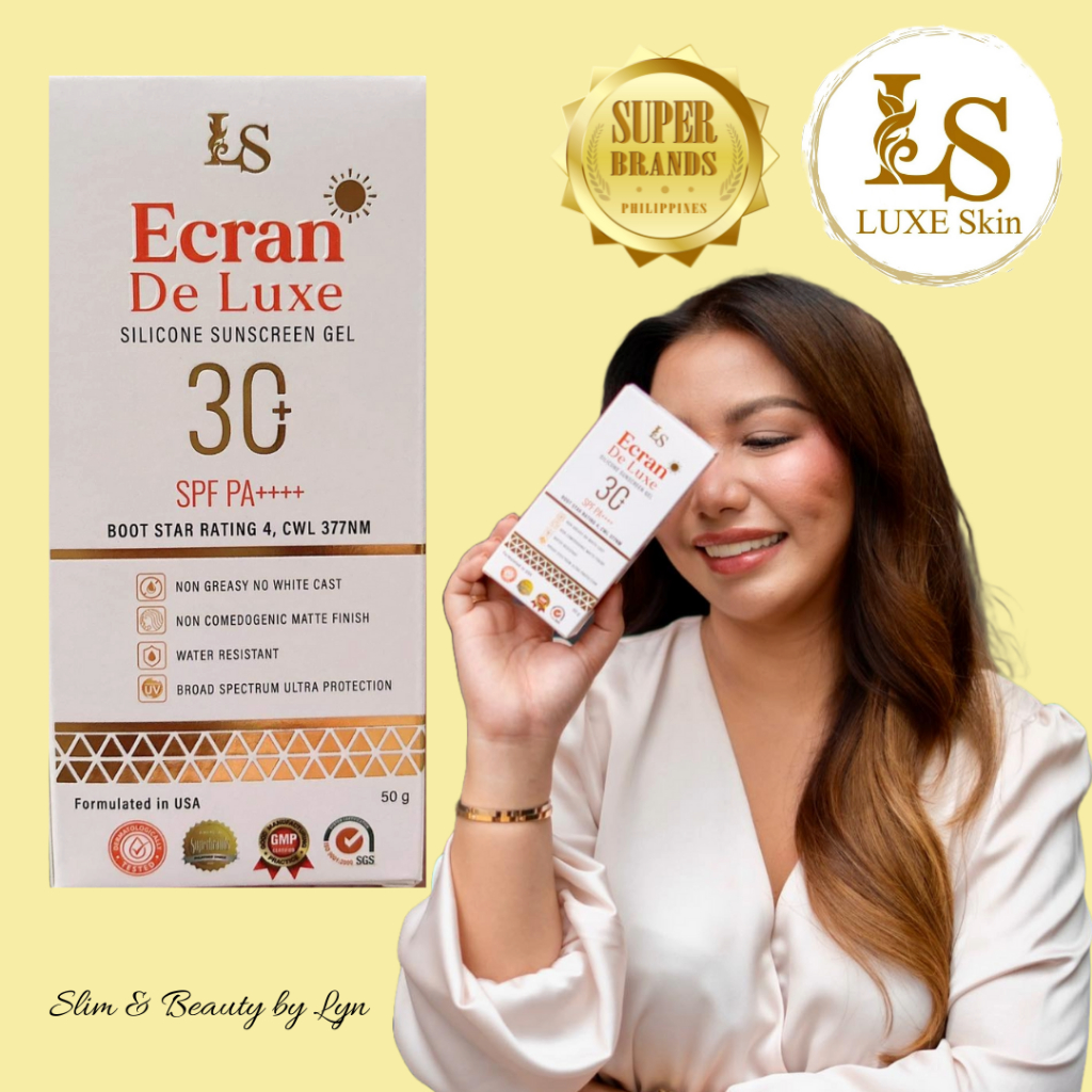 Ecran De Luxe Silicon Sunscreen Gel 30+ SPF PA++++ | Shopee Philippines