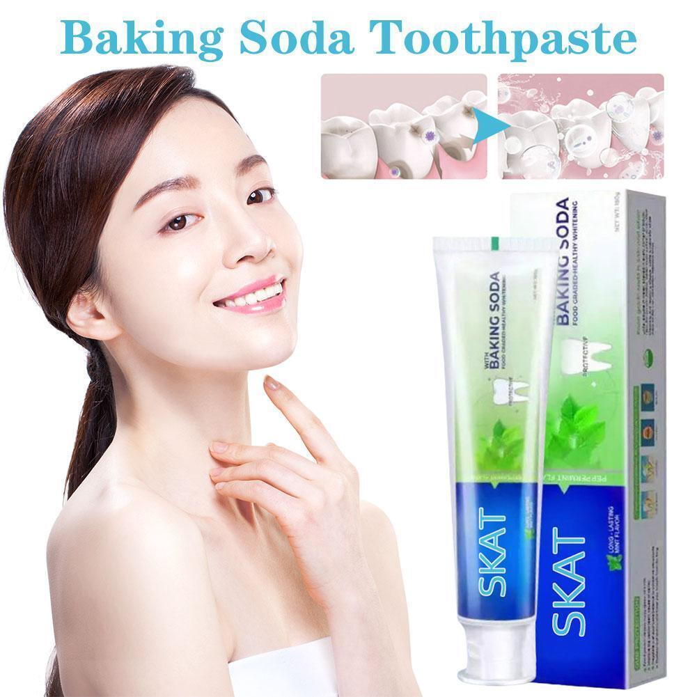 Fresh Teeth Soda Teeth Whitening Paste, Toothpaste, Deep Cleaning ...