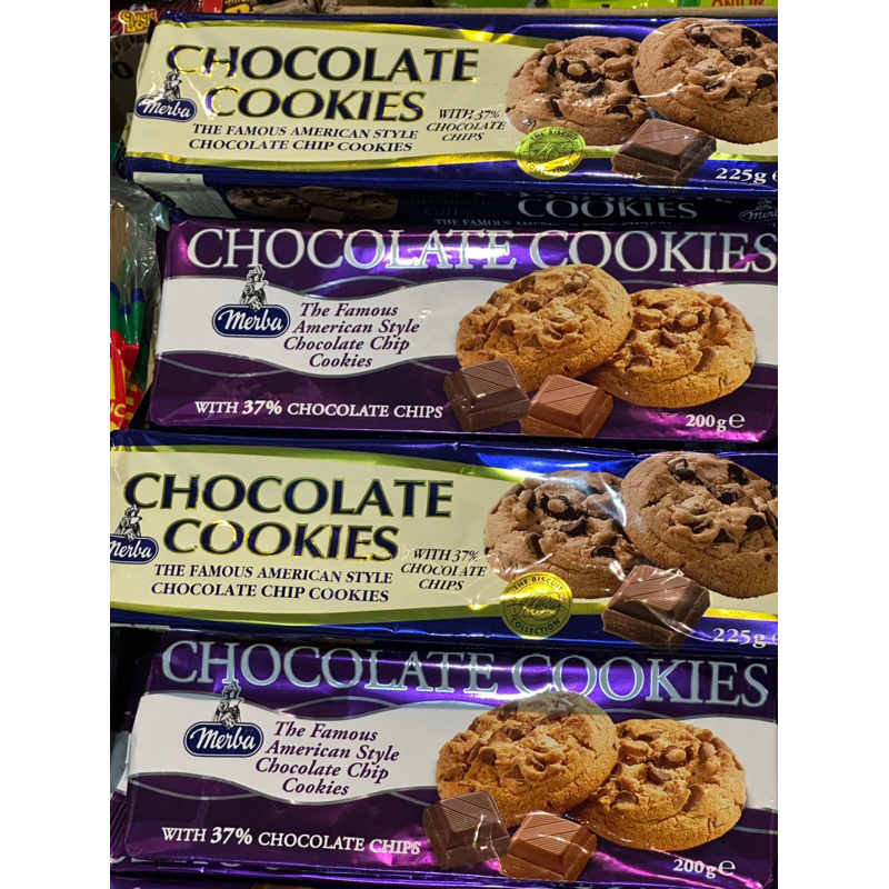 Merba Famous Chocolate Cookies 225g | Shopee Philippines