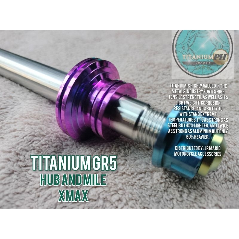 TITANIUM GR5 HUB AND MILE XMAX ( PAIR ) | Shopee Philippines