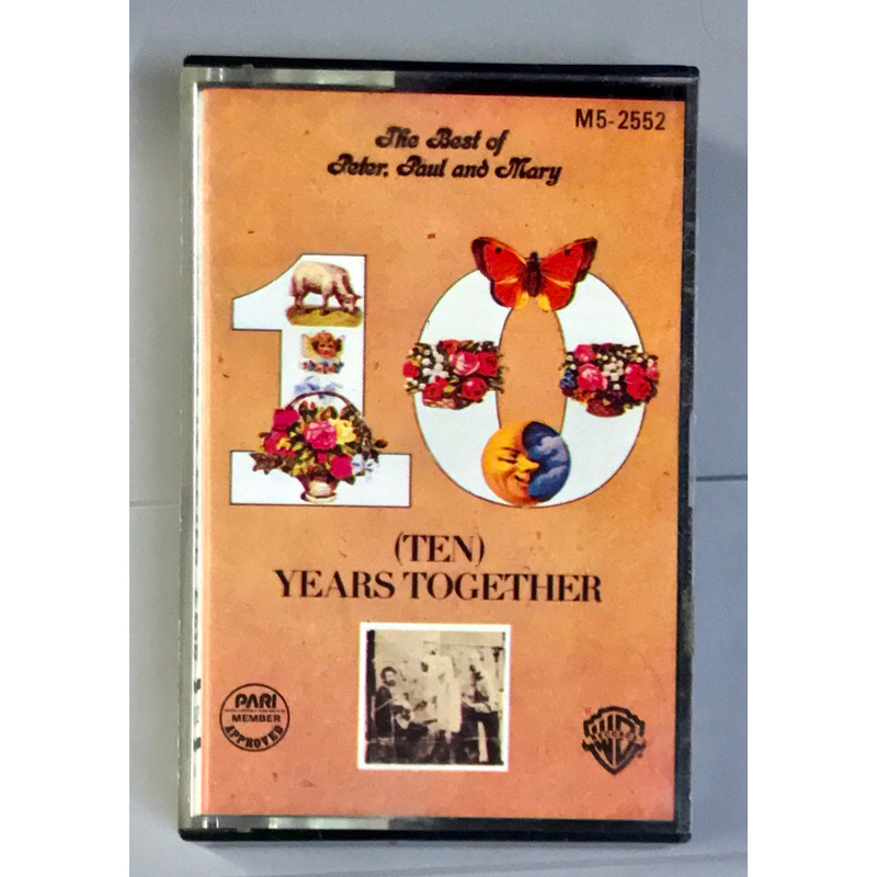 PETER,PAUL AND MARY - TEN YEARS TOGETHER CASSETTE TAPE | Shopee Philippines