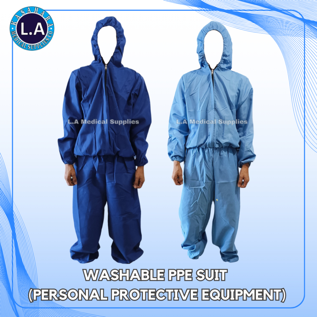 Washable PPE With Zipper Available in 2 Colors | Shopee Philippines