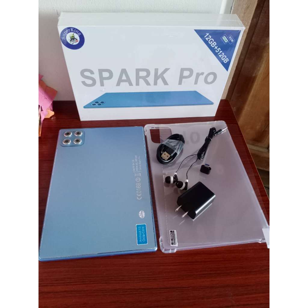 SPARK PRO 10.1 INCHES tablet WITH FREE JELLYCASE 12GB+512GB | Shopee ...