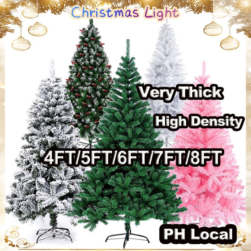 4Ft / 5Ft / 6Ft / 7Ft / 8Ft Pine Needle Green Artificial Christmas Tree ...