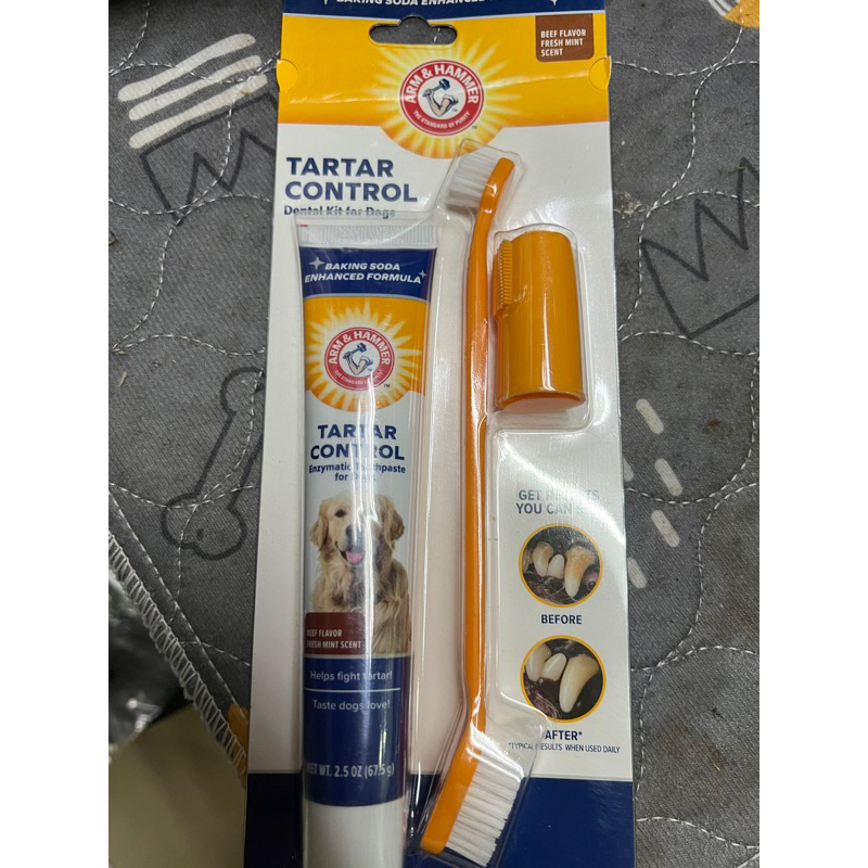Arm & Hammer Complete Dog Dental Kit 2.5oz 1 Flavored Toothpaste,1 ...