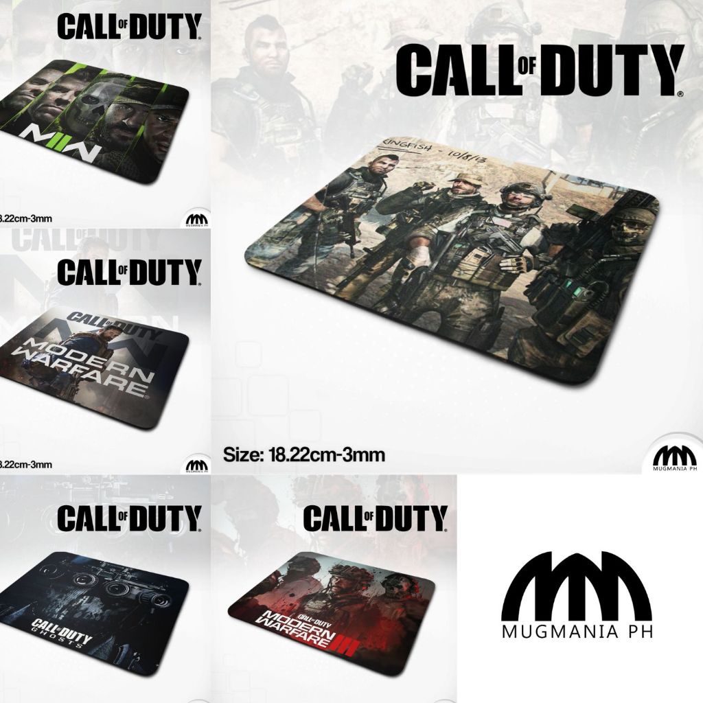 Call of Duty Mouse Pad - Mugmania - Call of Duty - COD Mouse Pad - 18 ...