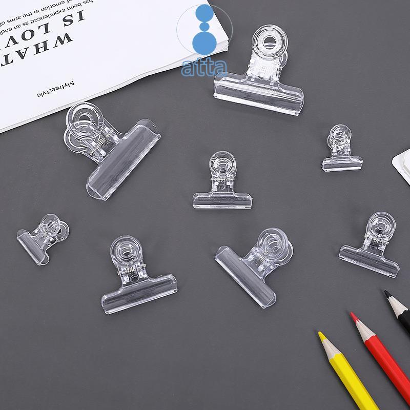 Transparent Dovetail Clip 22MM/31MM/38MM/50MM Paper Clip Snack Sealing ...