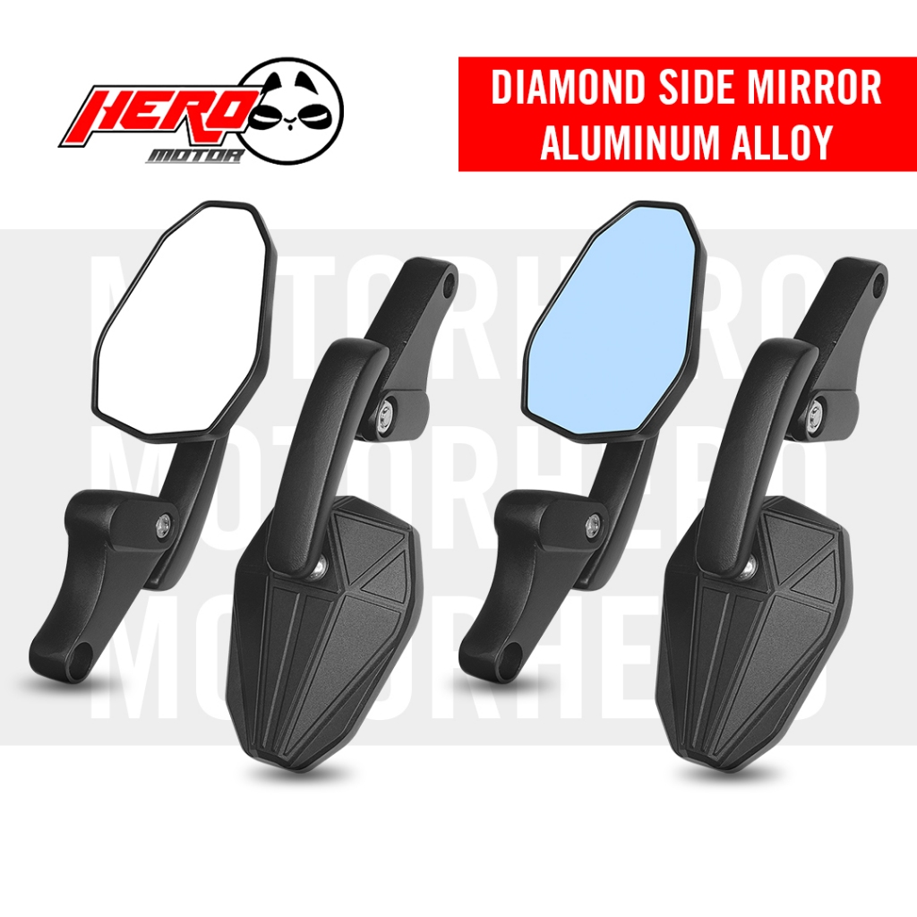 Diamond Side Mirror Aluminum Alloy Clear Lens Walang Grado Heavy Duty ...
