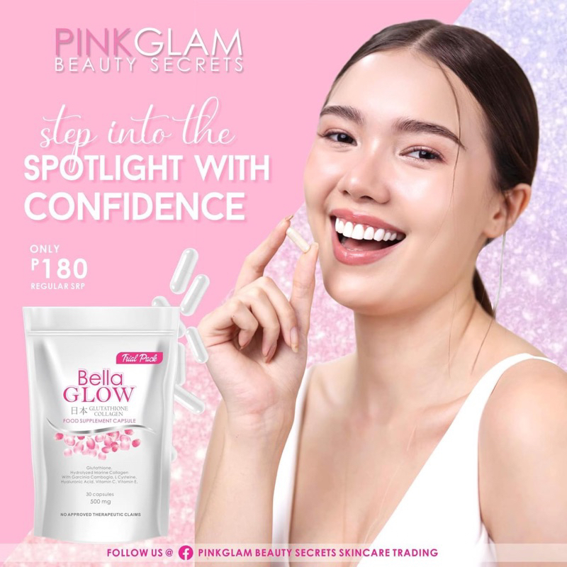 Bella Glow Glutathione and Collagen Supplement | Shopee Philippines