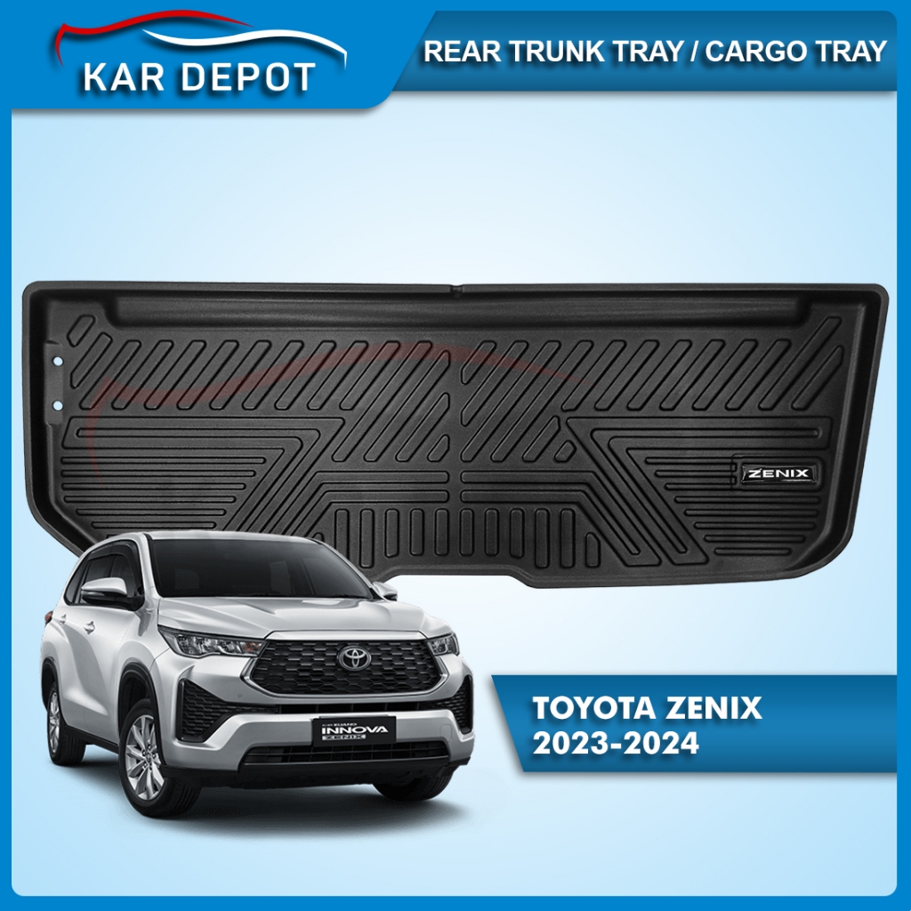 TOYOTA ZENIX 2023 - 2024 Rear Trunk Tray or Cargo Tray | Shopee Philippines