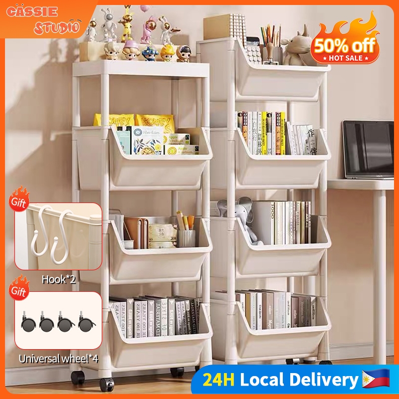 2/3/4/5 Layer Moving Rack Organizer Kitchen Organizer Storage Rack ...