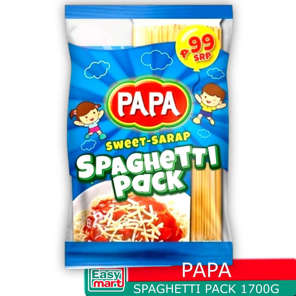 Easy.Mart Papa Sweet - Sarap Spaghetti Pack 1700g | Shopee Philippines