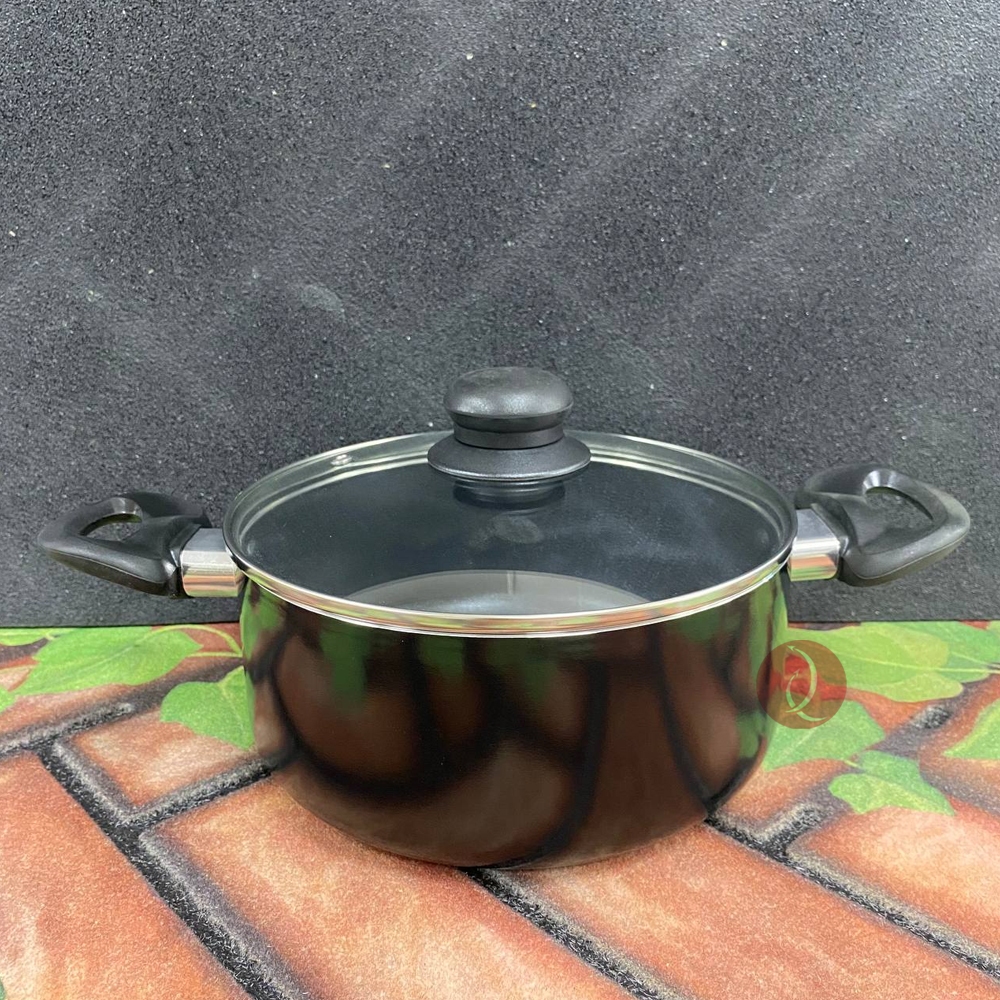 Dynamex 20cm Induction Casserole Non-stick Dutch Oven with Lid | Shopee ...