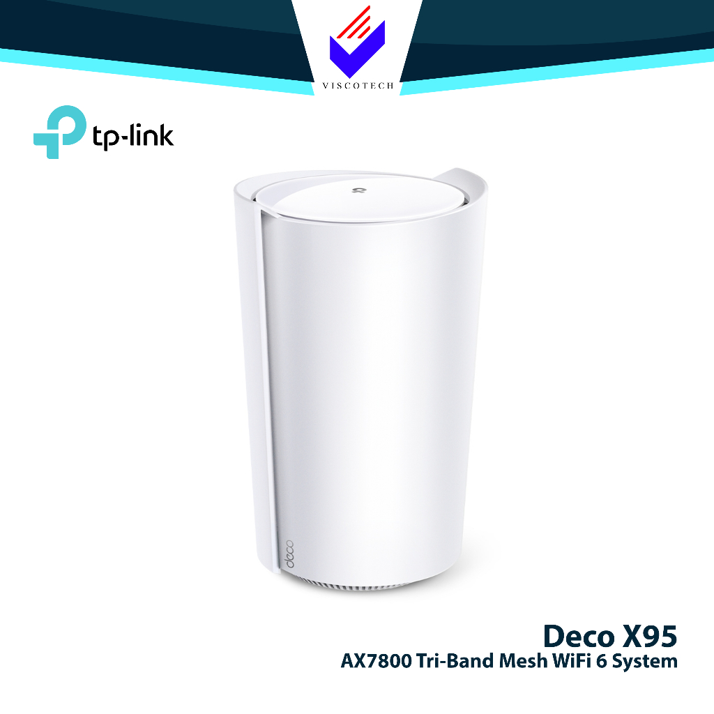 TP-Link Deco X95 AX7800 Tri-Band AI-Driven Mesh WiFi 6 Router System ...
