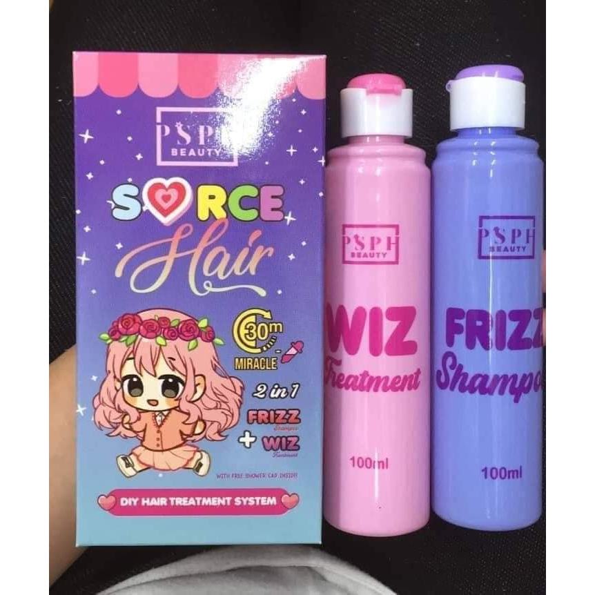 PSPH Sorce Hair 2-in-1 Frizz Shampoo + Wiz Treatment (DIY Hair ...
