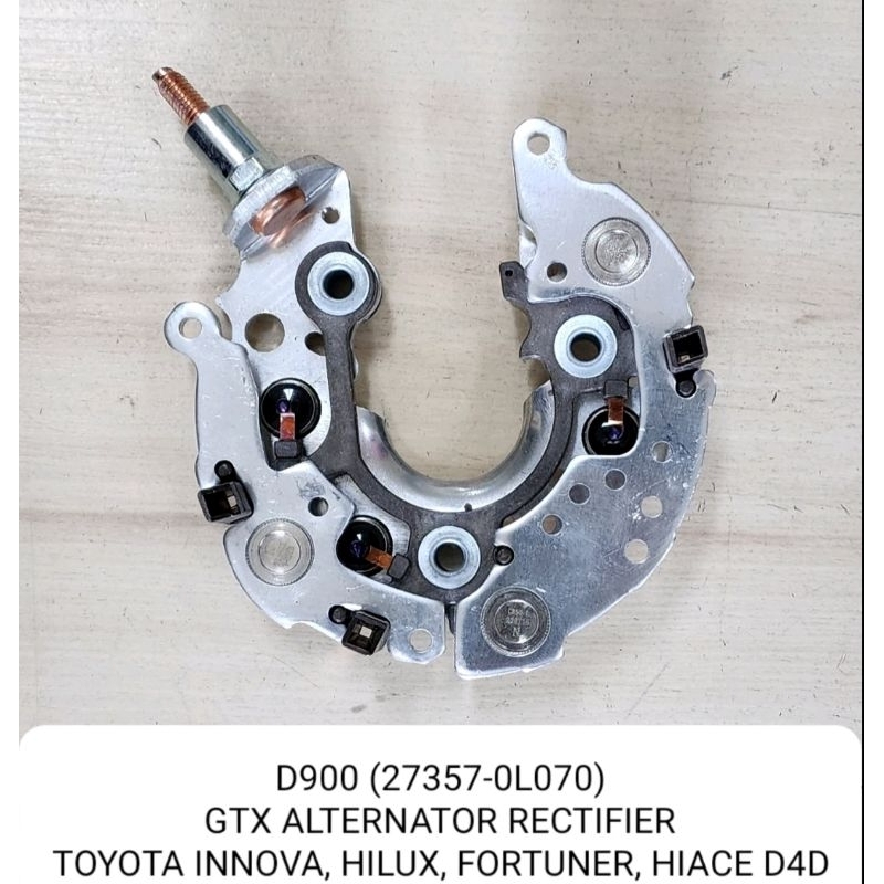 Alternator Rectifier Toyota Innova, Hilux, Fortuner, HIACE D4D | Shopee ...