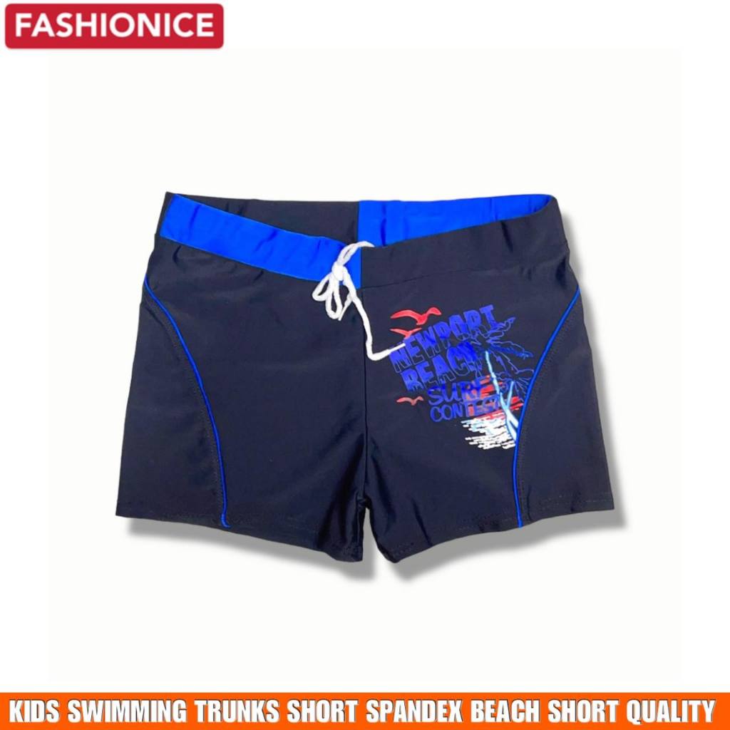 Fashionice Kids Swimming Trunks Swimwear Short Spandex Quality | Shopee ...