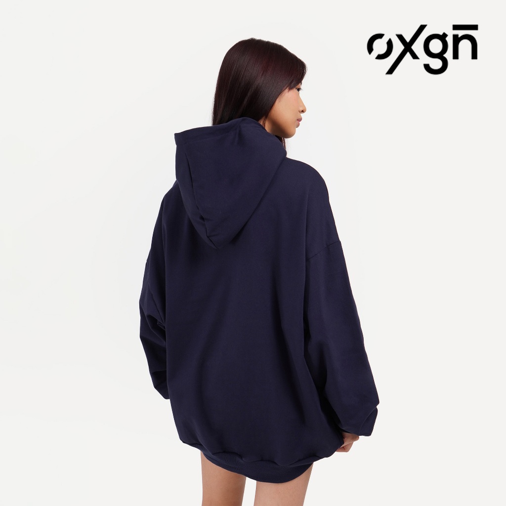 OXGN Naruto Shippuden Striped Cuff Graphic Hoodie Jacket For Men (Navy ...