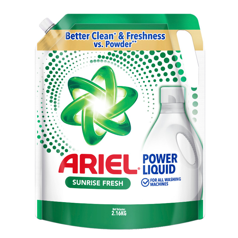 Ariel SUNRISE FRESH Liquid Laundry Detergent REFILL PACK (2.16 KG ...