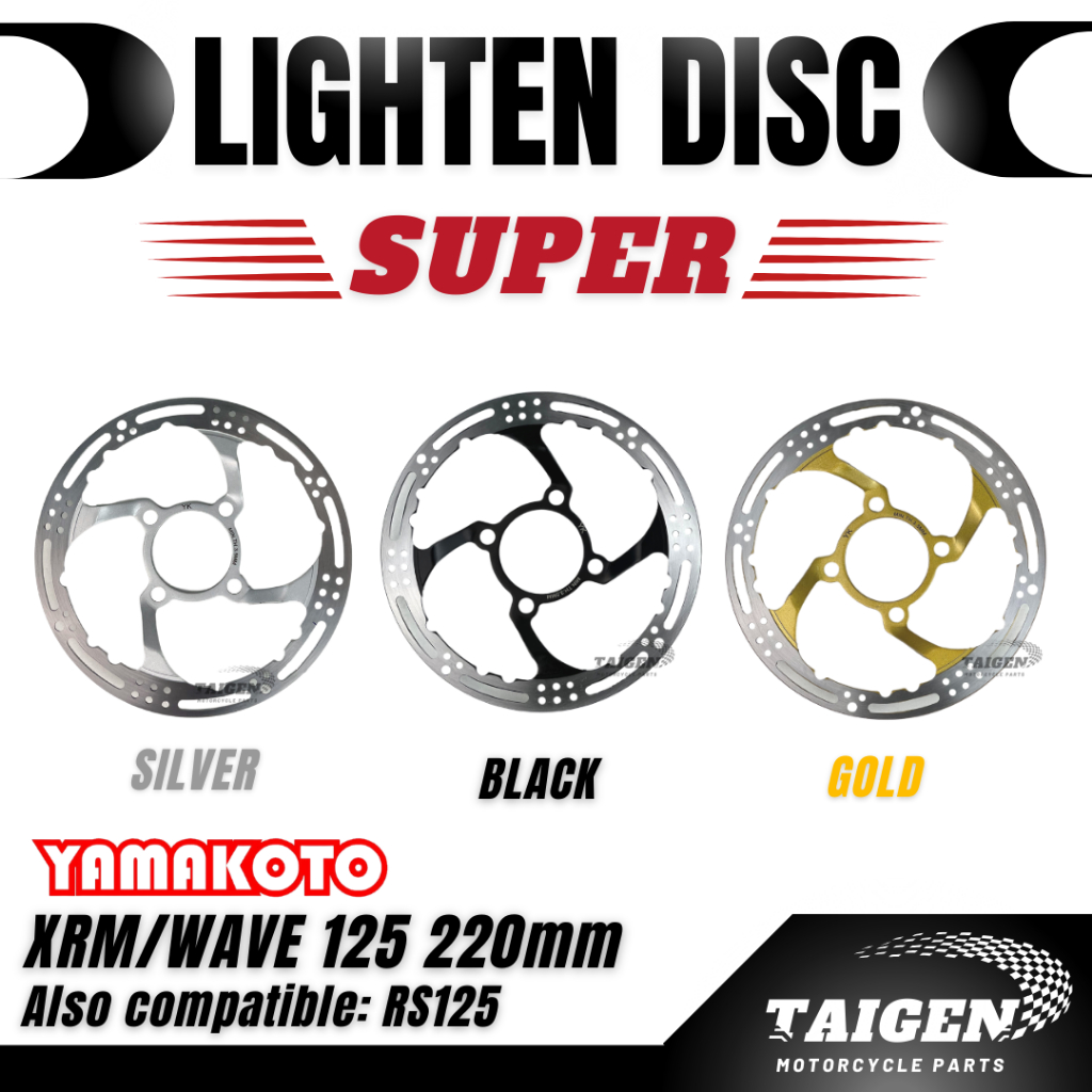 Thailand Super Lighten Disc Wave125 XRM RS125 Bowl Type 220mm (New ...