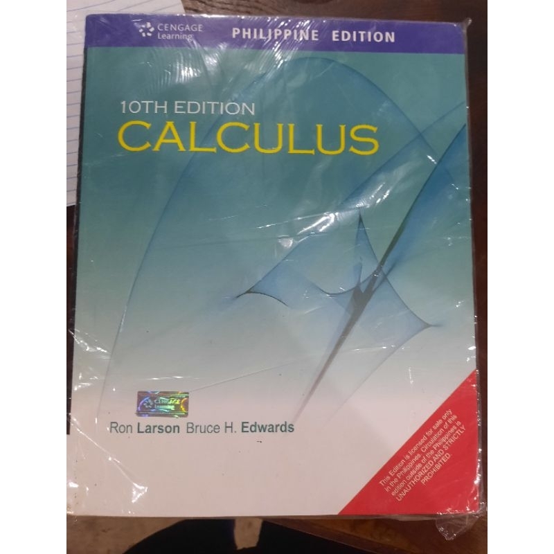 CALCULUS 10th Edition Larson Original Onhand | Shopee Philippines