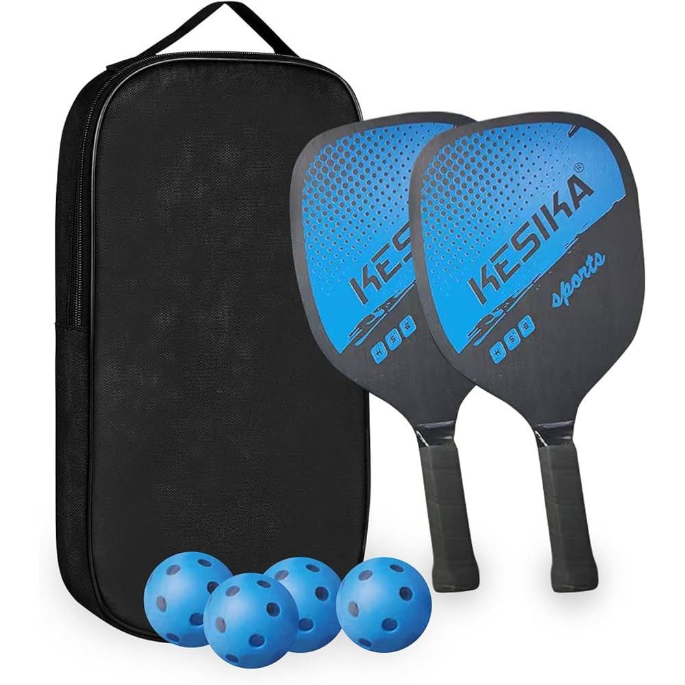Pickleball Rackets Set Pickleball Paddle Set of 2 Rackets and 4 ...