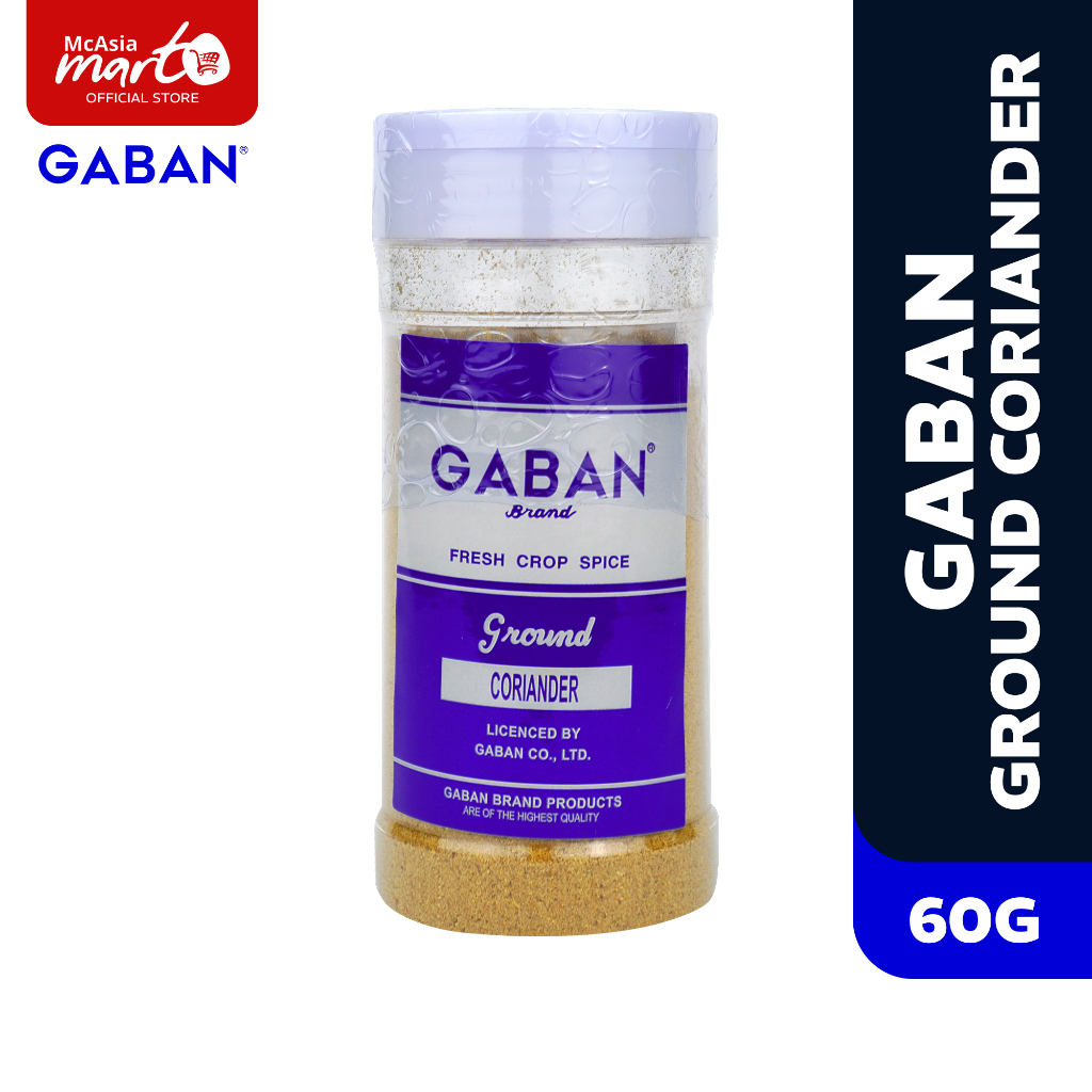 GABAN CORIANDER GROUND 60G (PET BOTTLE) - MCASIA (expire on 29 August 2025) | Shopee Philippines