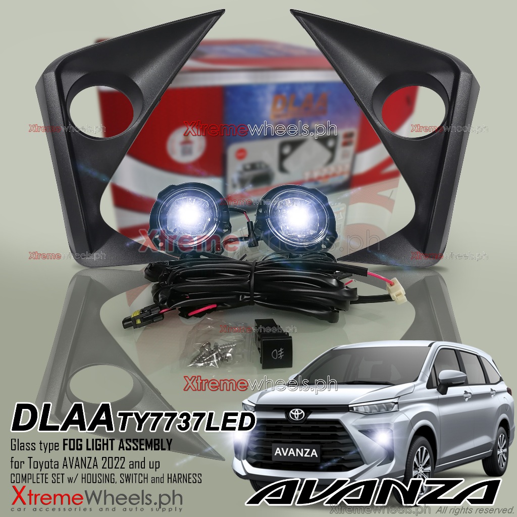 Toyota Avanza 2022 to 2025 LED Type DLAA Fog Light / Foglight Fog Lamp ...