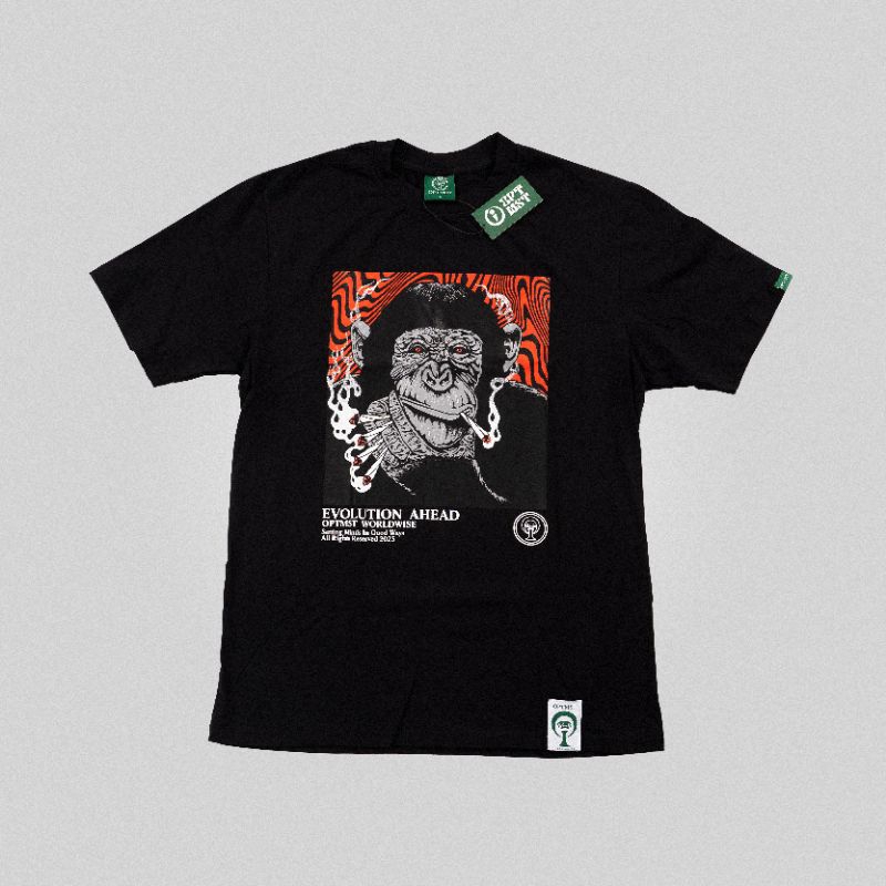 OPTMST | Evolution Ahead T-Shirt (Black) | Shopee Philippines