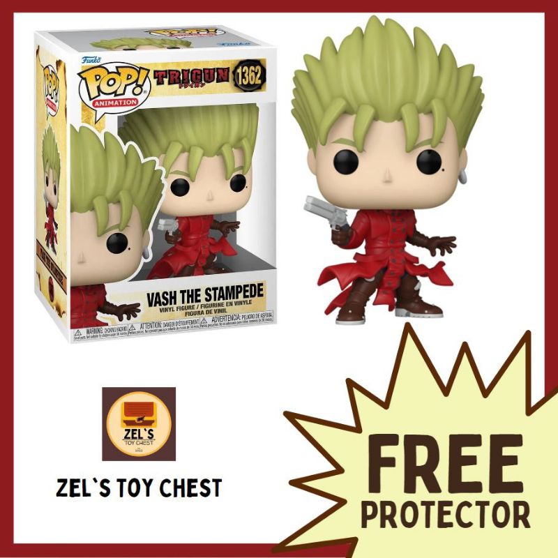 Funko Pop! Trigun: Vash The Stampede with Free Protector [Zel's Toy ...