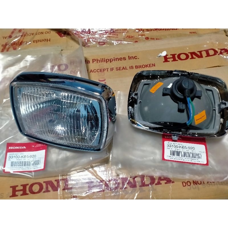 Headlight Assembly Honda TMX 155 Original Genuine 33100-KB5-920 ...