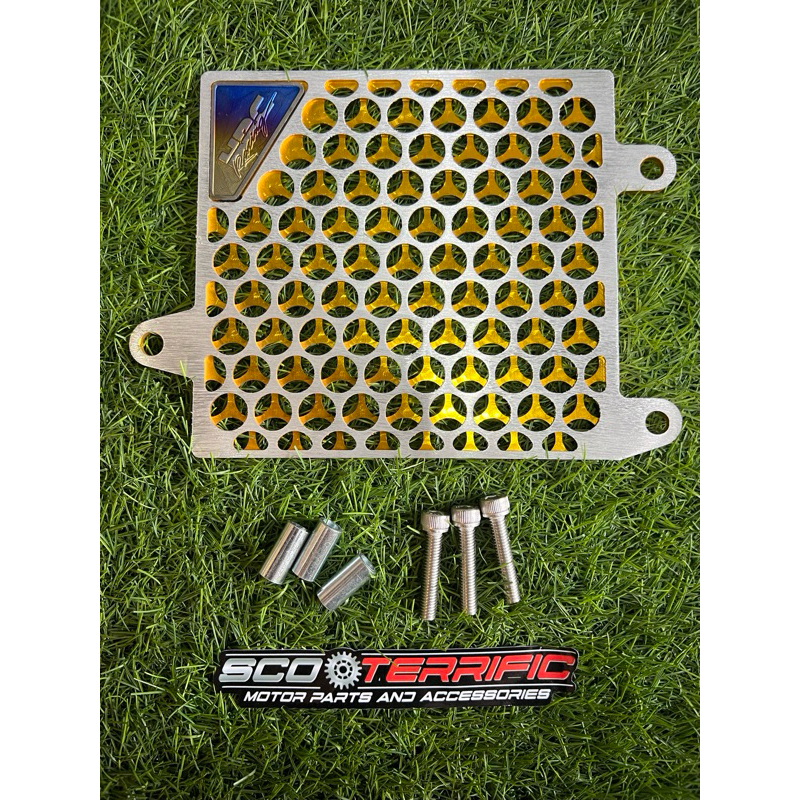 HONDA CLICK V1 V2 V3/ AIRBLADE 150/ADV 150 ALLOY RADIATOR COVER ...