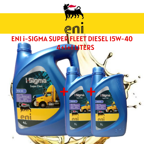 ENI i-SIGMA SUPER FLEET DIESEL 15W-40 6 LITERS | Shopee Philippines