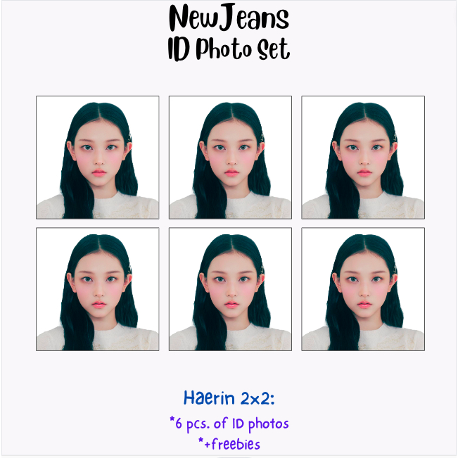 *New* NewJeans ID Photo Set 2x2 Passport Fanmade | Shopee Philippines