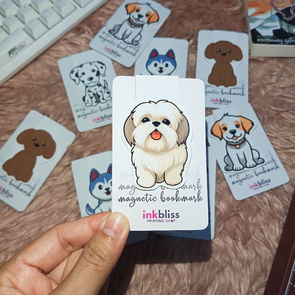 Magnetic Cute Cartoon Dog Bookmarks | Shopee Philippines