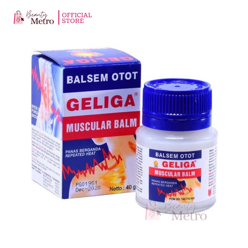 Geliga Balsem Otot Muscular Body Massage Balm for Pain Relief Strong ...