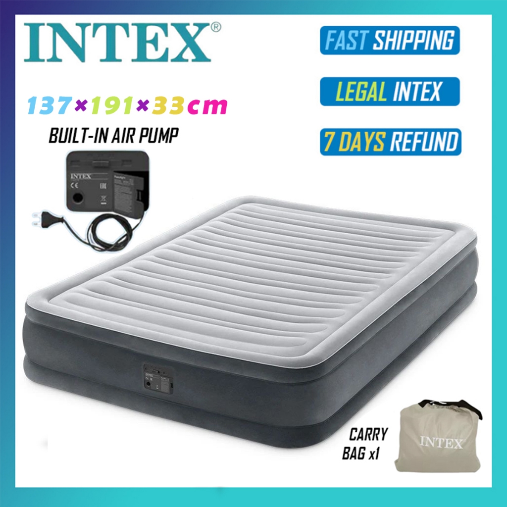 INTEX 67768 1.37M For 2 Person DURA-BEAM Deluxe Fiber-Tech Technology ...