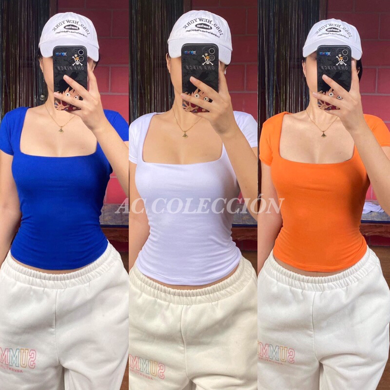 SQUARENECK DOUBLE LINING BASIC FULL LENGTH | Shopee Philippines
