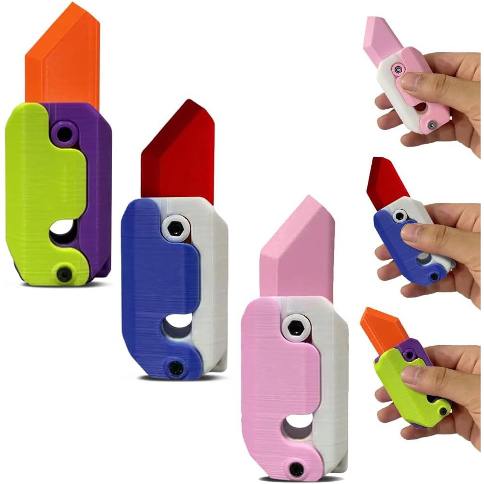 3D Printing Fidget Toys Knife Sensory Knife Fidget Toys for Kids Adults ...