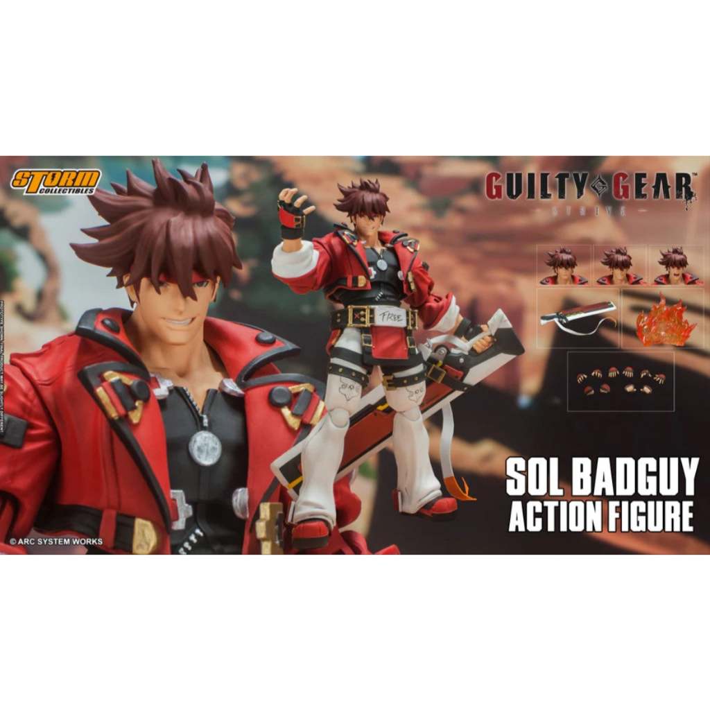 Storm Collectibles - SOL BADGUY - Guily Gear Action Figure | Shopee ...