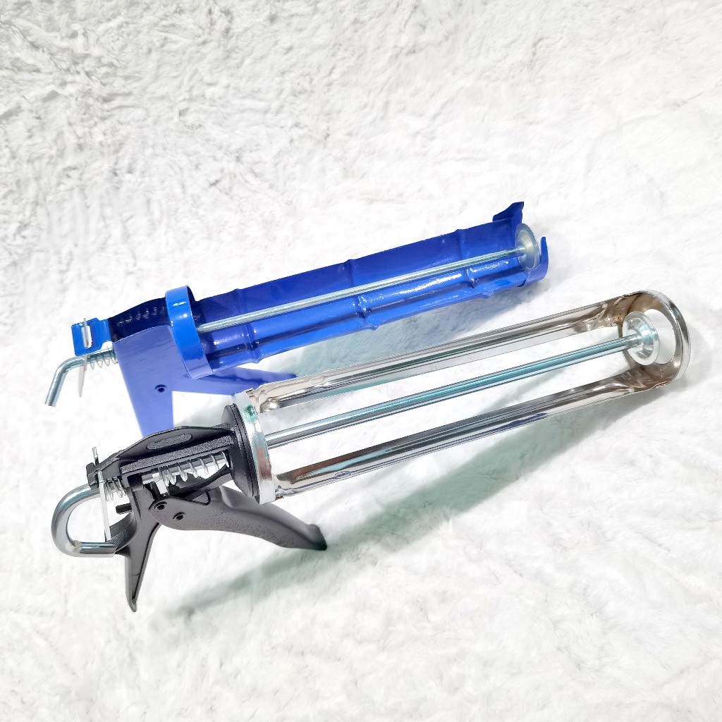 HEAVY DUTY Pressed Stainless Steel Caulking Silicon Gun Nozzle Sealant ...
