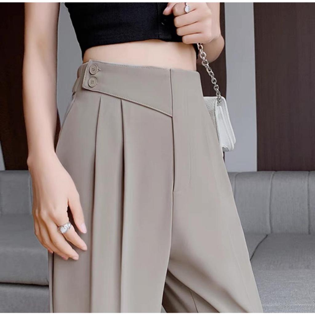 Kinwoo New Suit pants 24-31 waist high waist slimming elastic waist ...