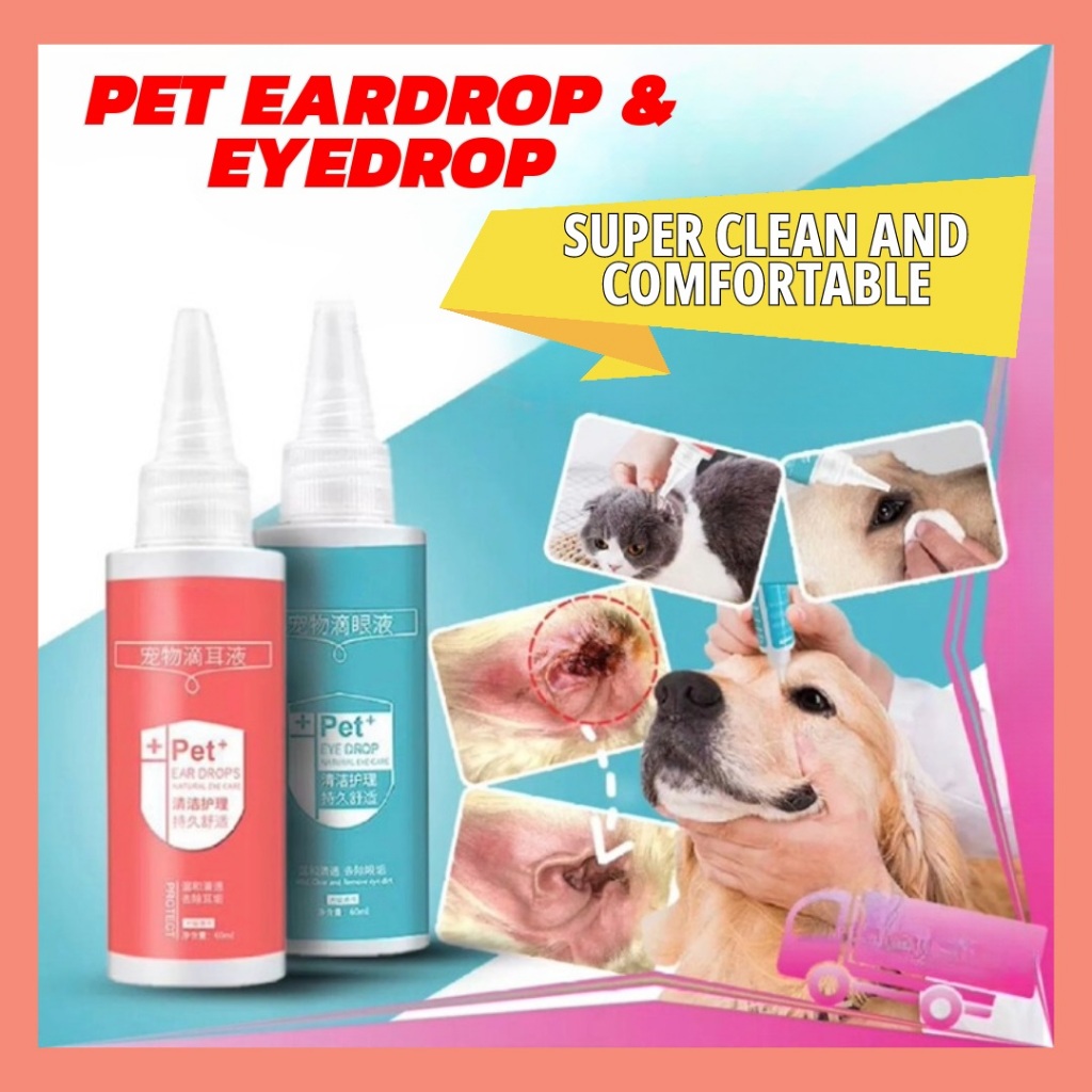 Pet Ear/Eye Drop Solution for Infection Treatment Cat Dog Ear Remove ...