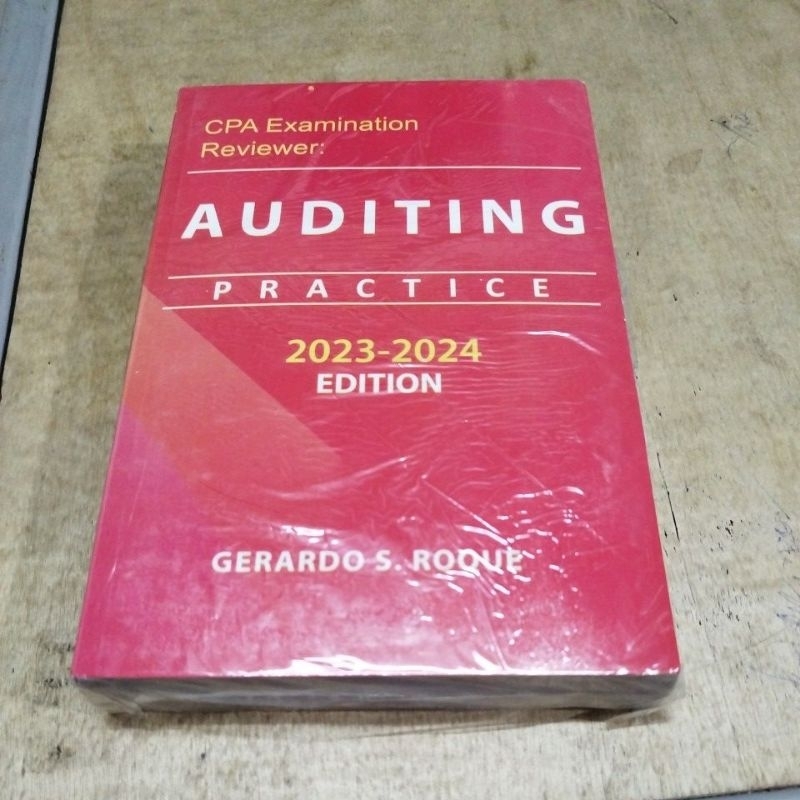 CPA Examination Reviewer:Auditing Practice (2023-2024 edition) | Shopee ...