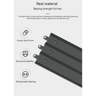 【Load 660KG】Adjustable Height Steel Rack Metal Boltless Rack 5/6 Layer ...