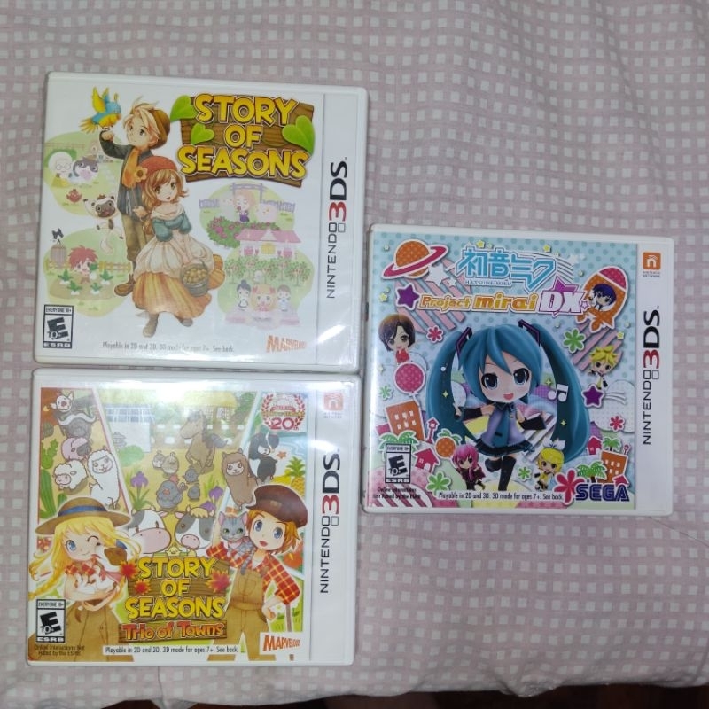 Nintendo 3ds 2ds Pokémon Pokemon Moon & Figure Story of Seasons Hatsune ...